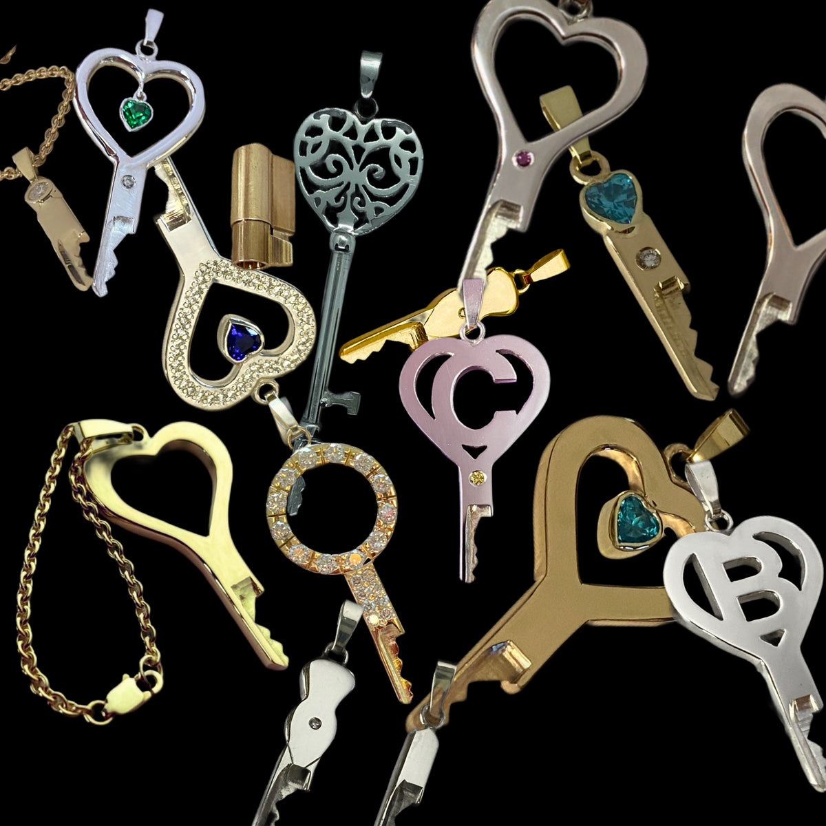 Chastity keys with cylinder lock – chastity-shop