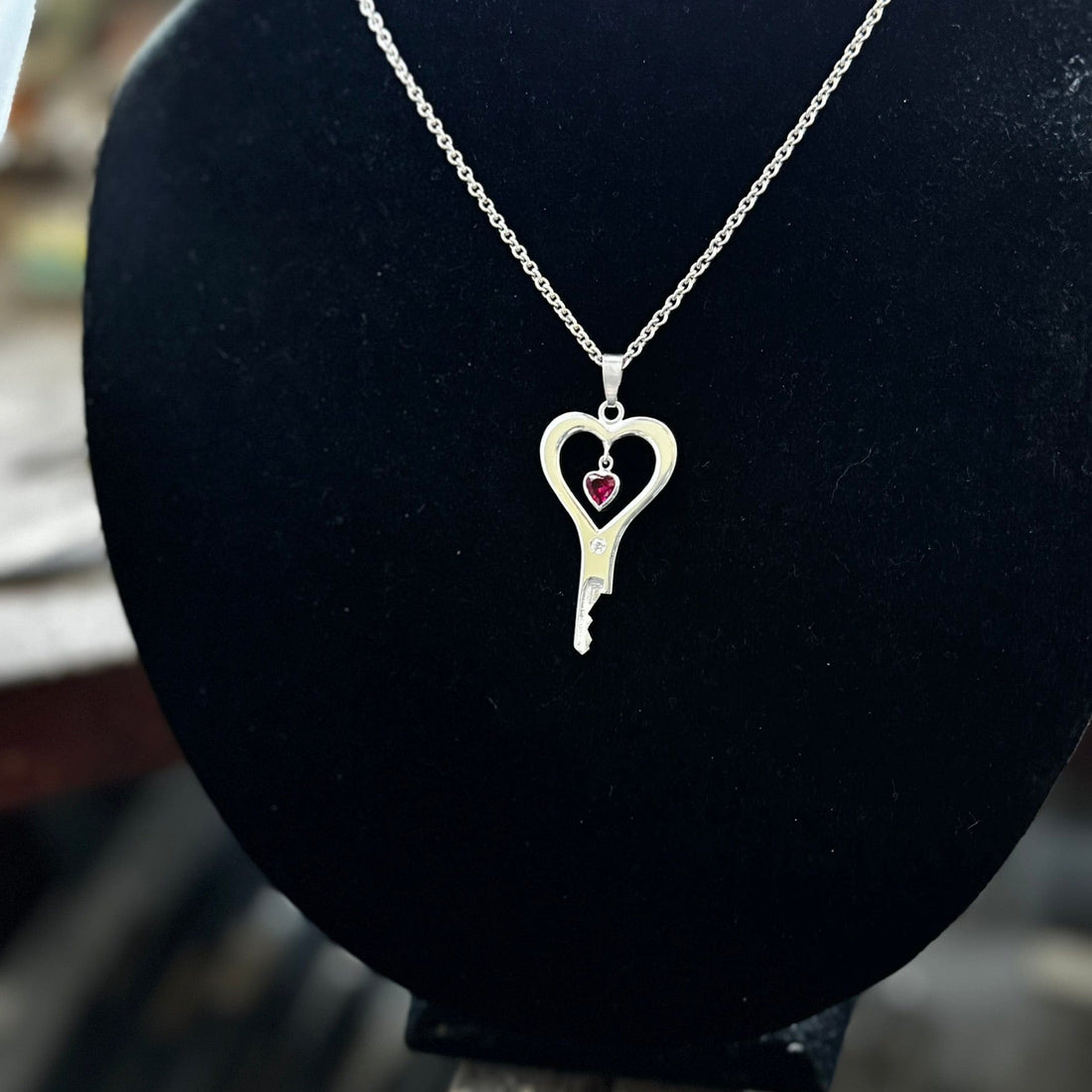 Chastity keys in silver and gold | chastity art | keyholder jewelry ...