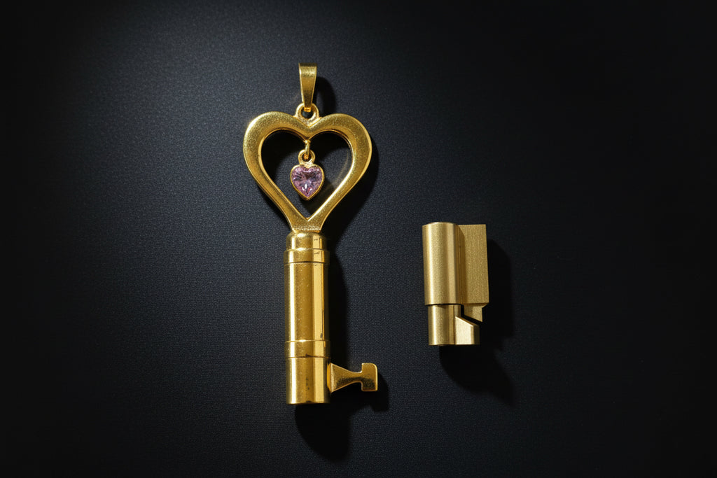 14 carat gold Secret Locktober chastity key | chastity-shop